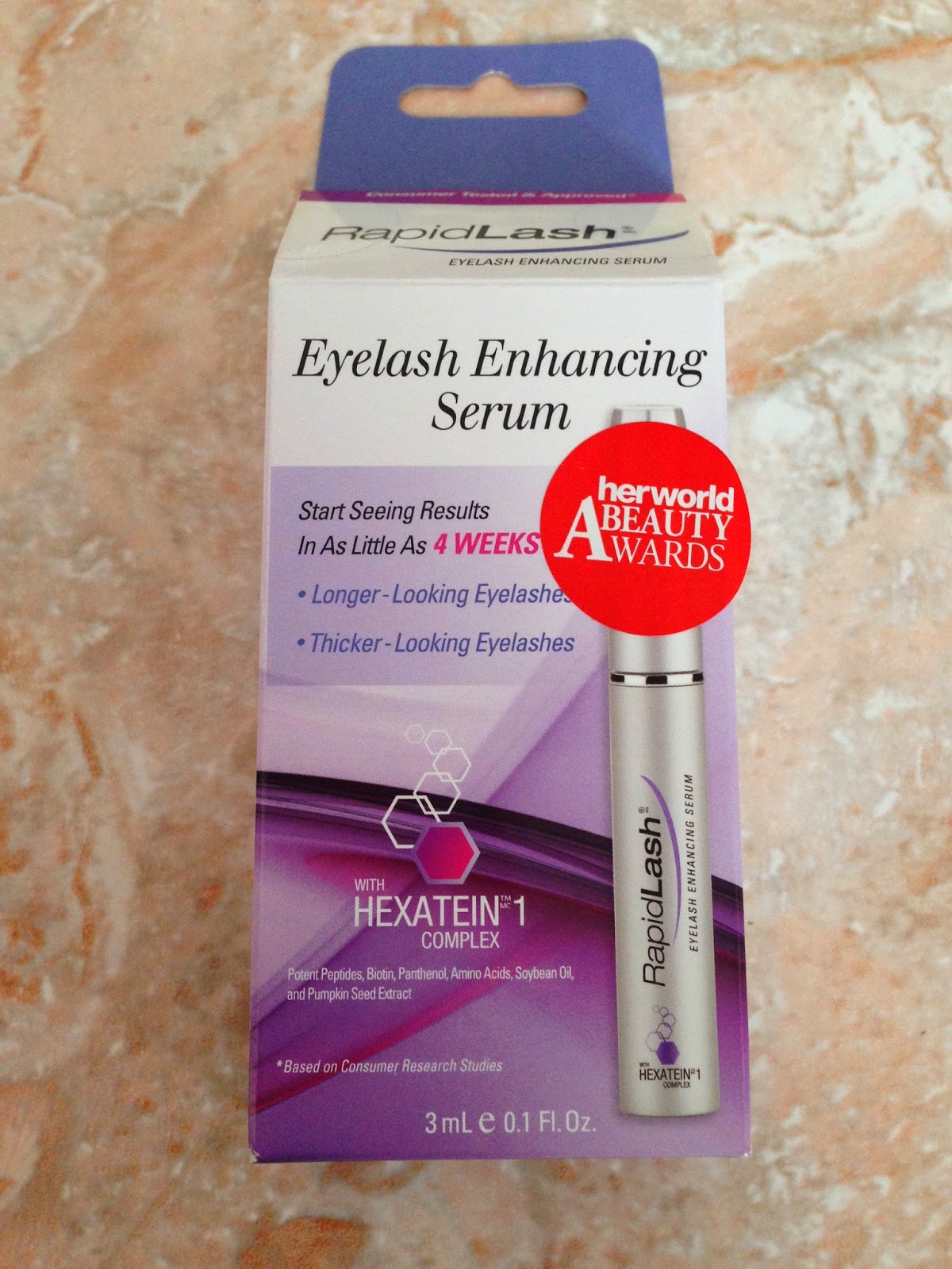 REVIEW: RapidLash Eyelash Enhancing Serum / Reflection of Sanity